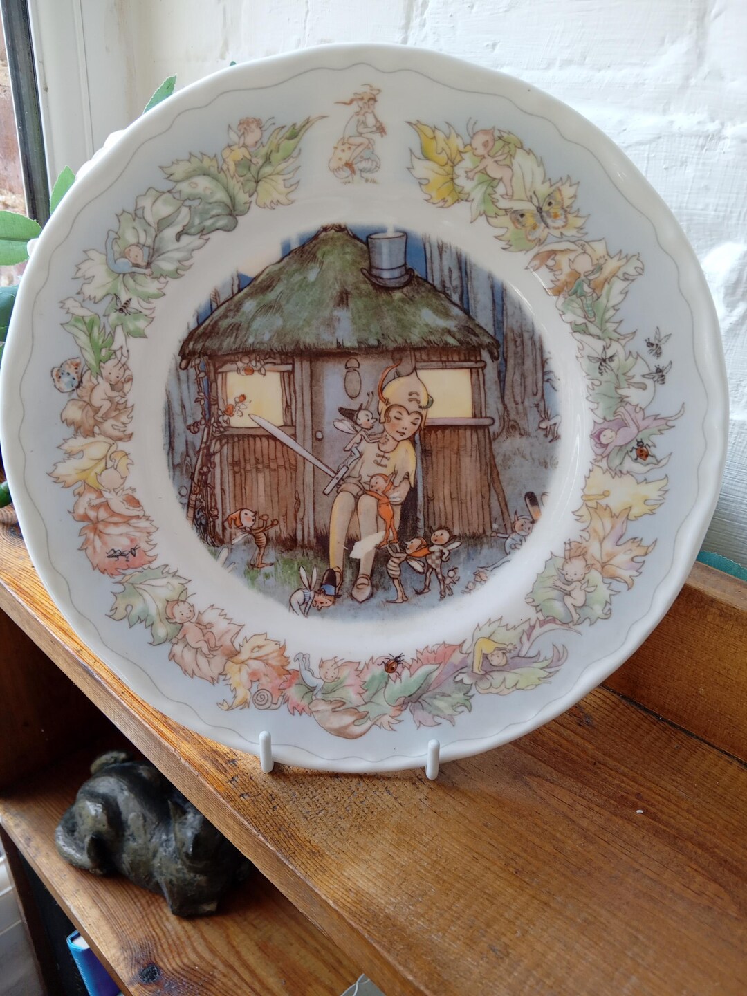 Vintage Peter Pan Collectors Plate.- Peter Keeps Watch . Royal ...
