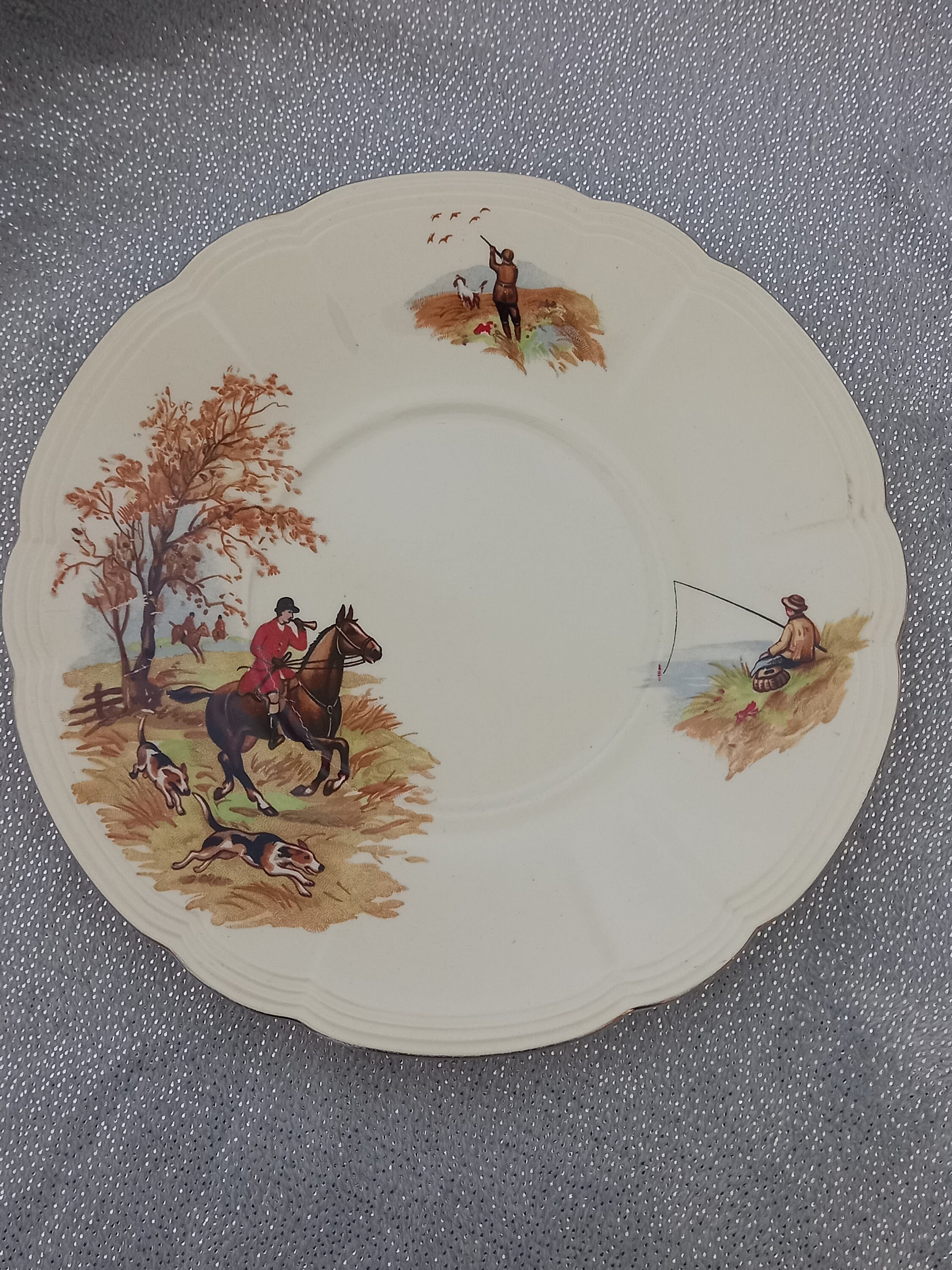 Vintage Alfred Meakin Country Dinner Plate and Sandwich Plate - Etsy