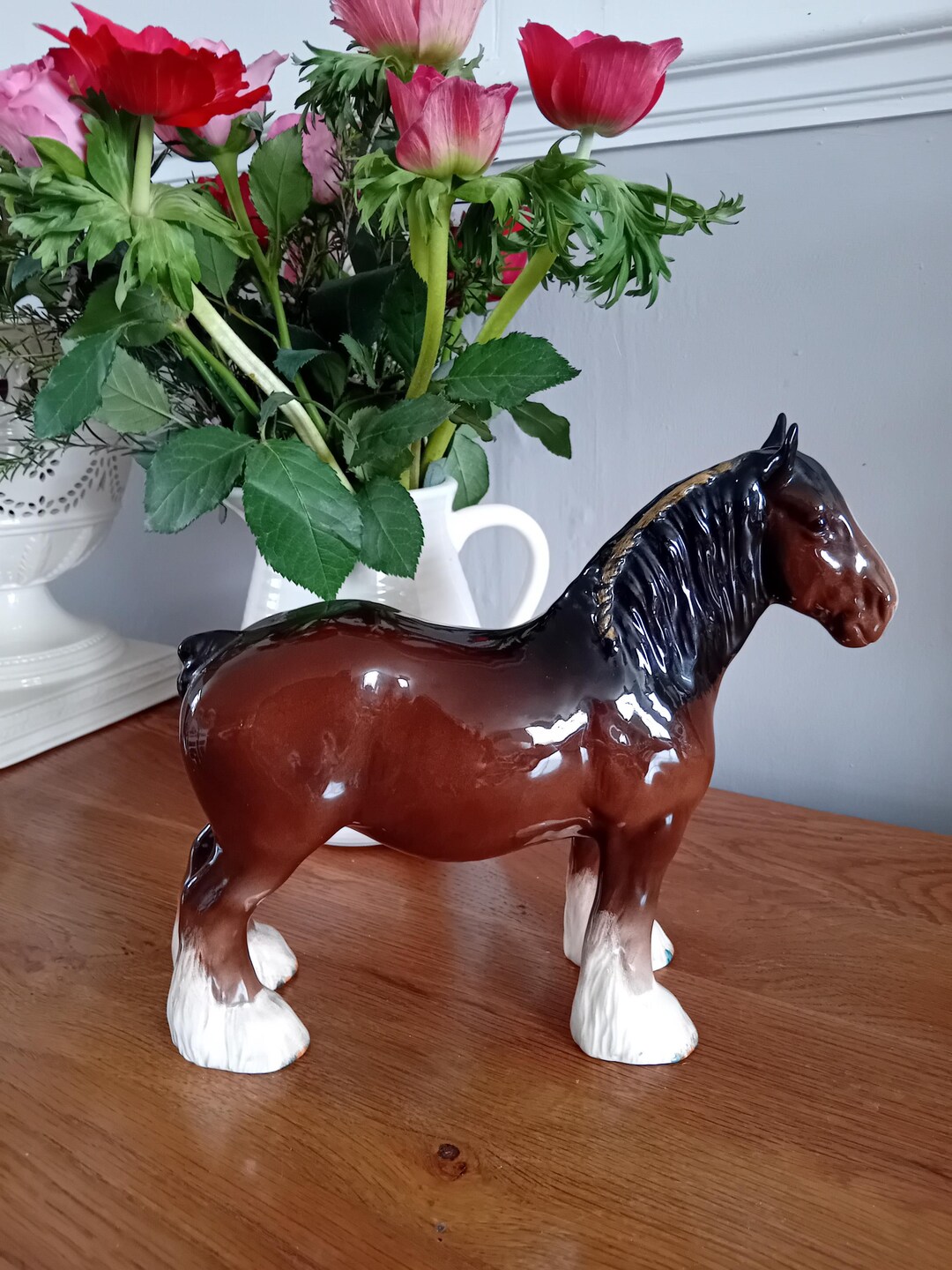 Beswick Shire Horse - Plaited Mane - Etsy