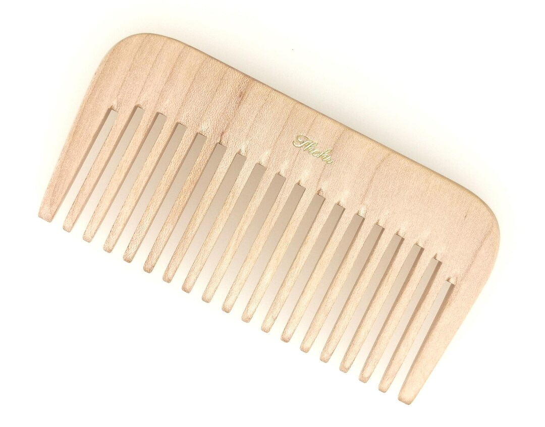 Wooden Comb, Maple, Curl Comb, Afro Comb, Unique Natural Product ...