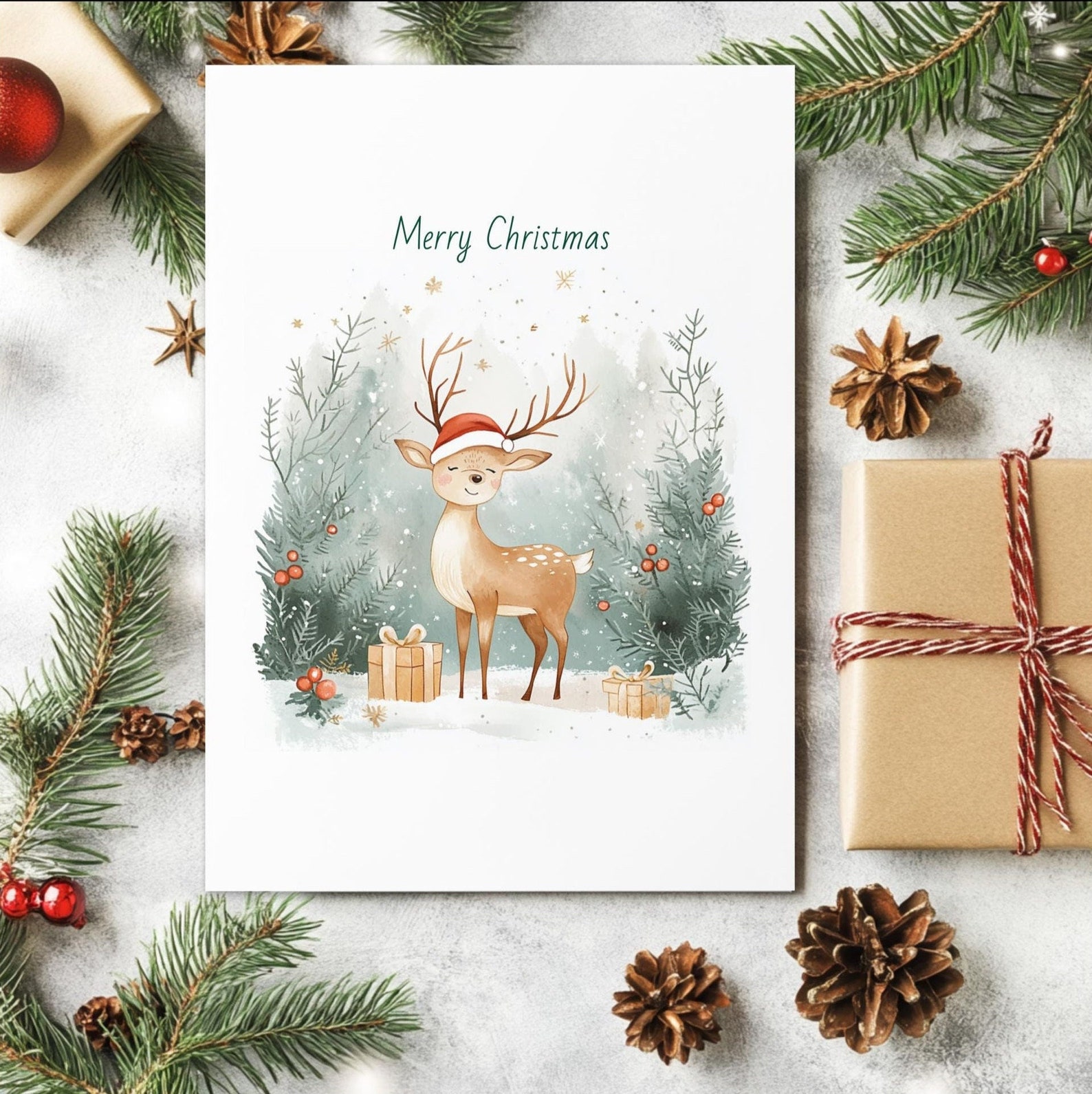 Cute Christmas Card - Etsy