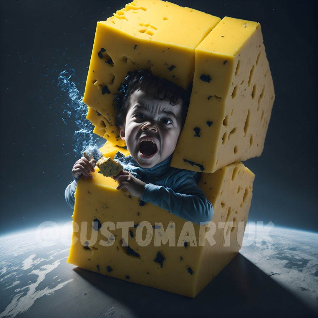Space Cheese Digital Download - Etsy