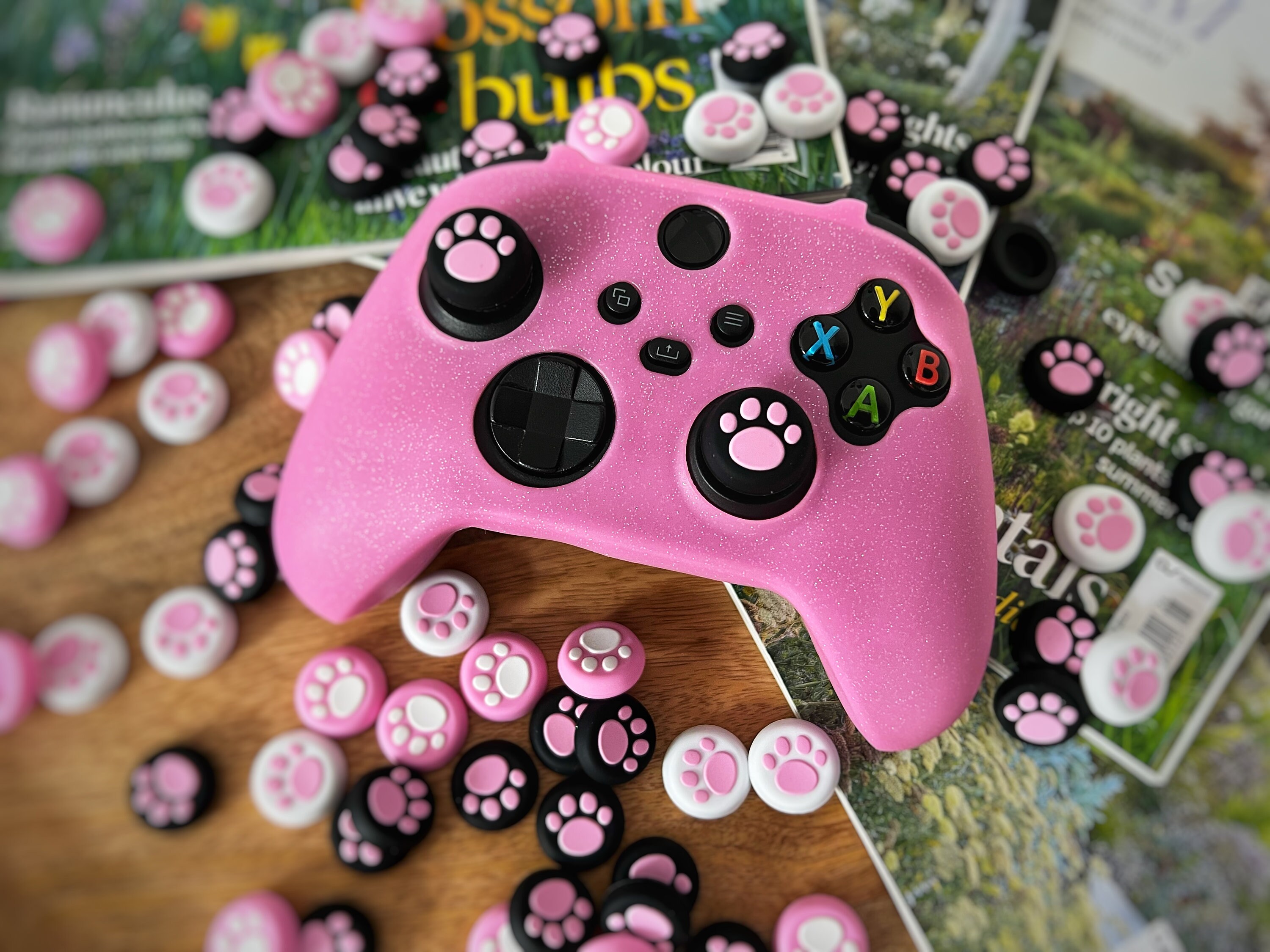 Pink Sparkly Xbox 360 Controller