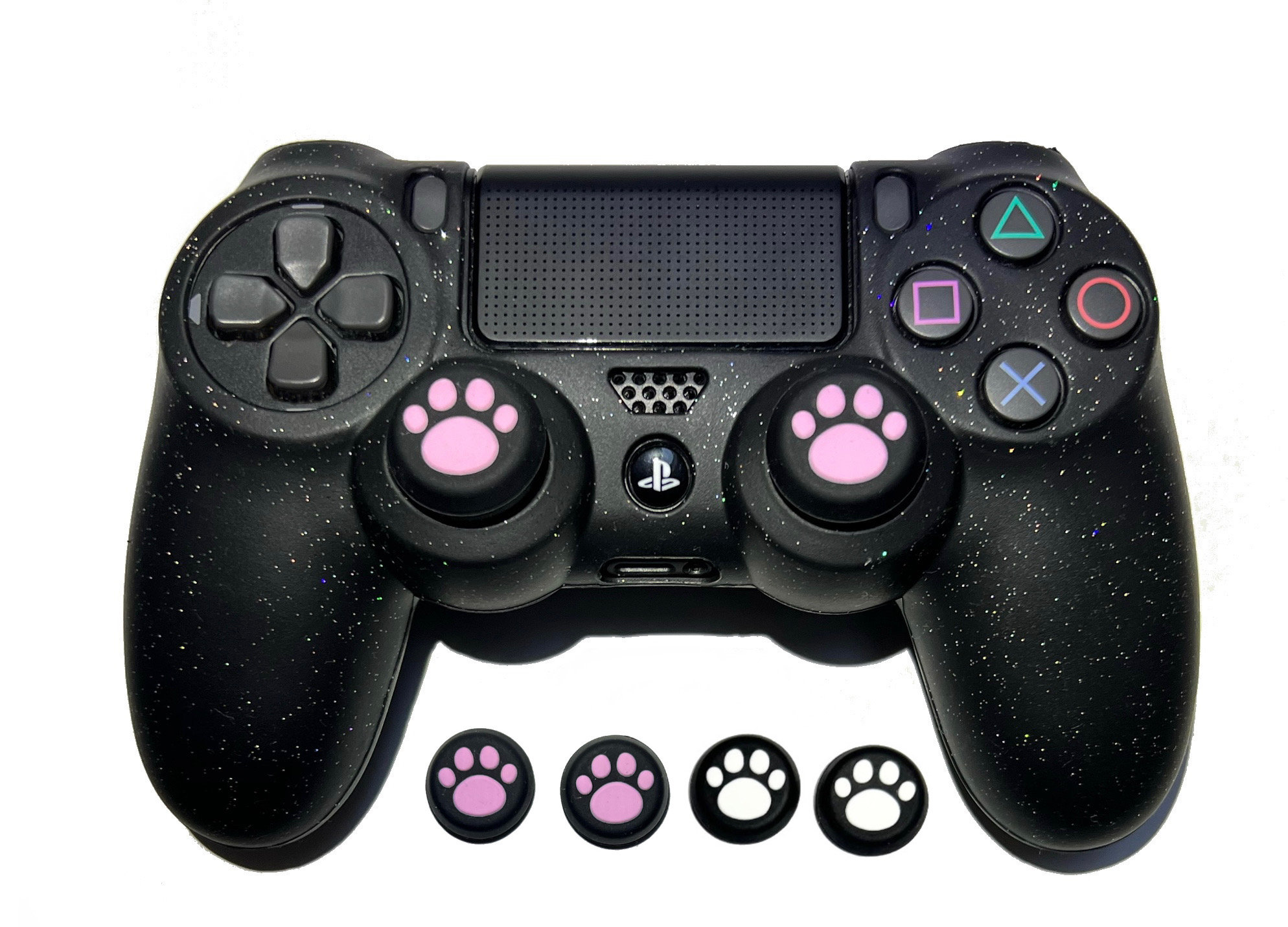 Glitter Midnight Black PS4 Silicone Protective Cover - Etsy