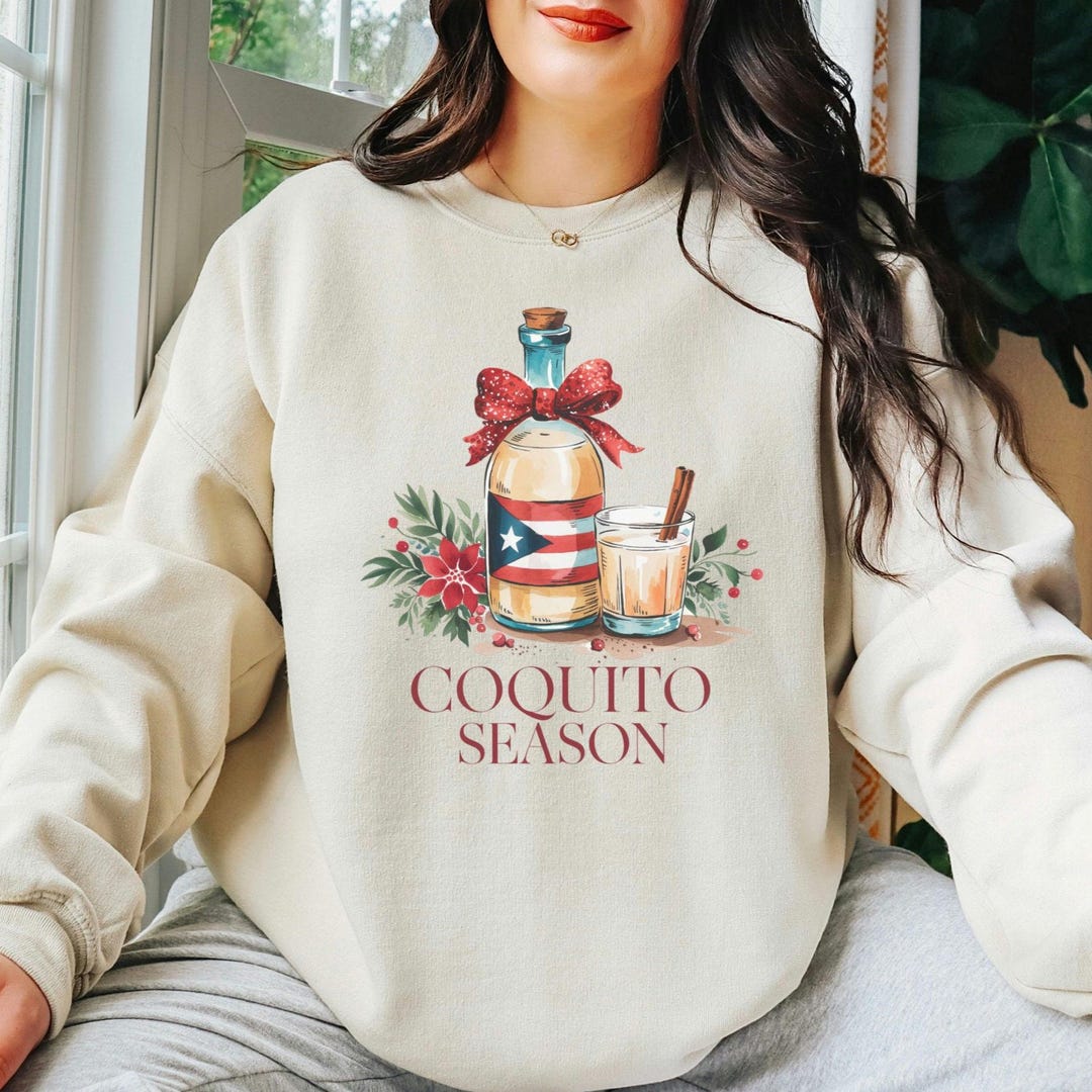 Hispanic Christmas Sweatshirt - Spanish Holiday Sweatshirt - Boricua ...