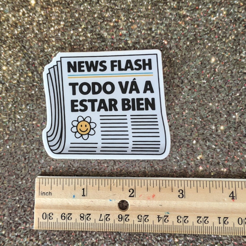 Spanish Saying Todo Va a Estar Bien Mental Health Sticker Latina Gift ...