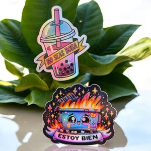 Funny Spanish Boba Tea Sticker - No Seas Boba - Funny Spanish Quote ...