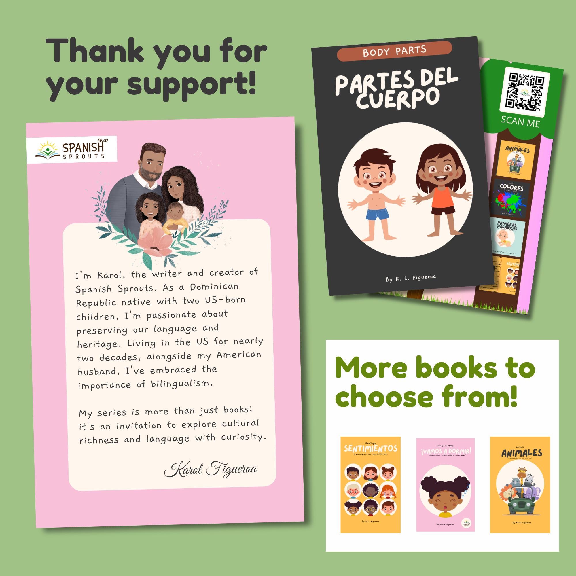 Partes Del Cuerpo: Spanish-english Bilingual Baby Book | Body Parts ...