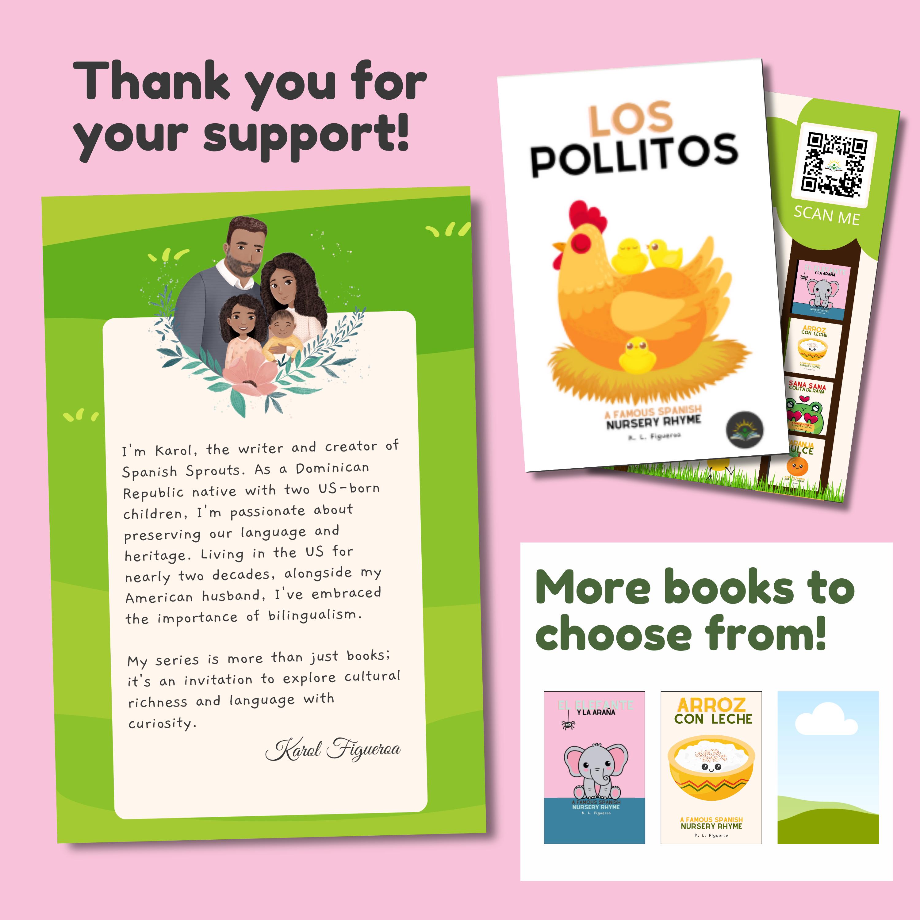 Los Pollitos – Spanish Nursery Rhyme Ebook | Luna Lullaby Collection ...