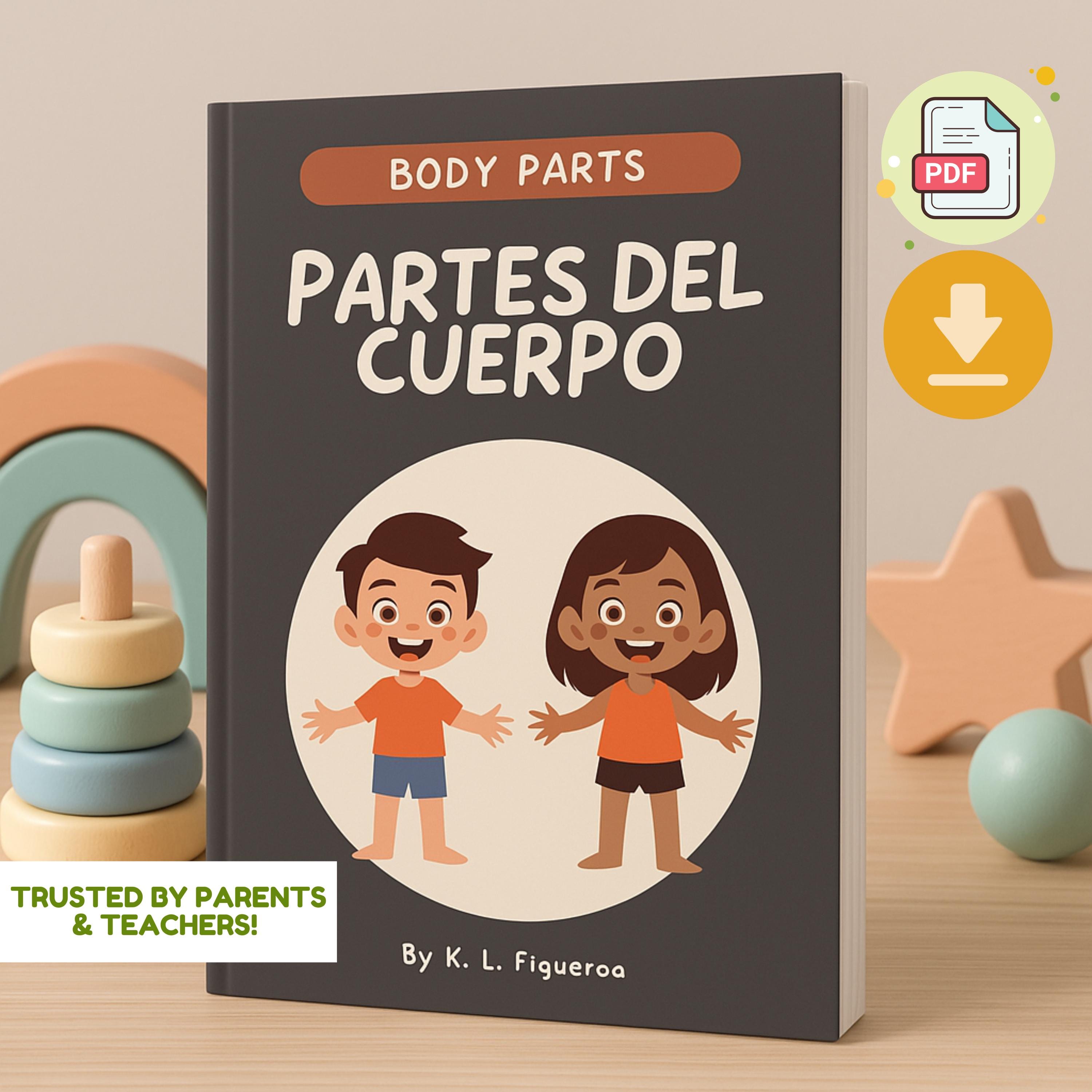 Partes Del Cuerpo: Spanish-english Bilingual Baby Book | Body Parts ...
