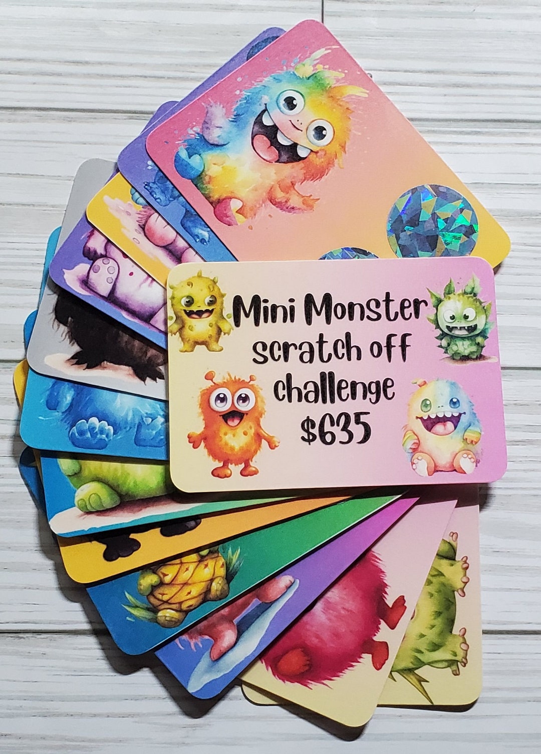 Mini Monster Savings Challenge//budget//savings Challenge//cash ...