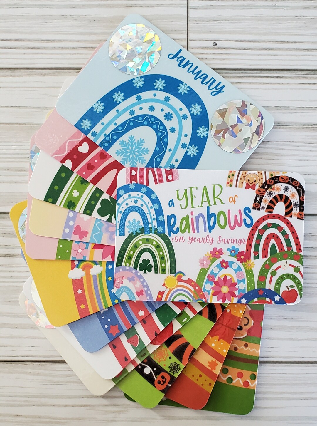 12 Months Mini Rainbow Scratch off Savings Challenge//budget//savings ...