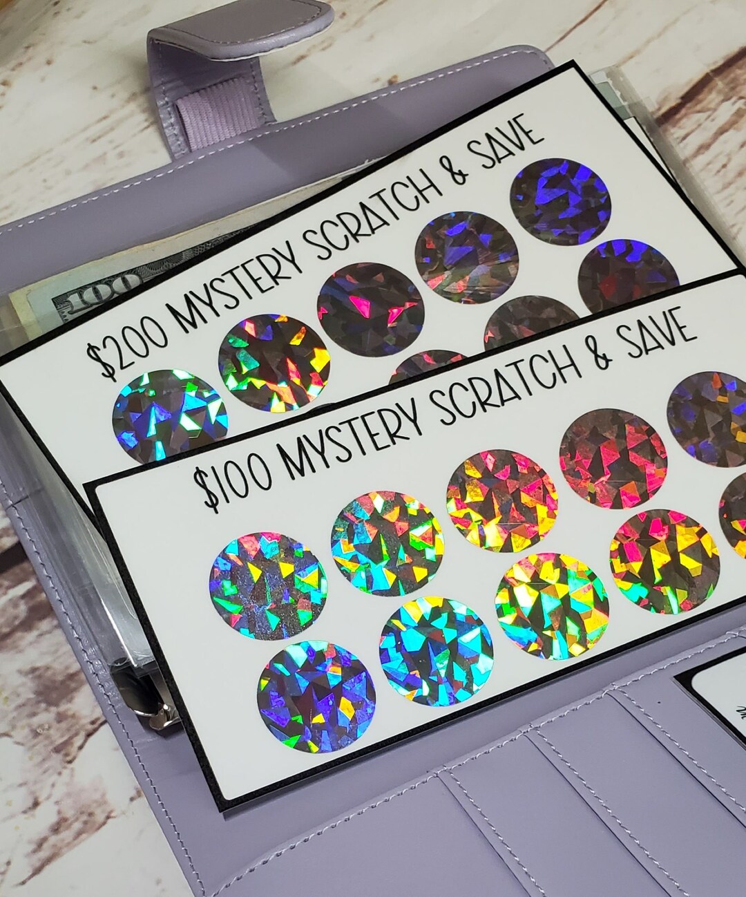 Mystery Scratch off Savings Challenge - Etsy