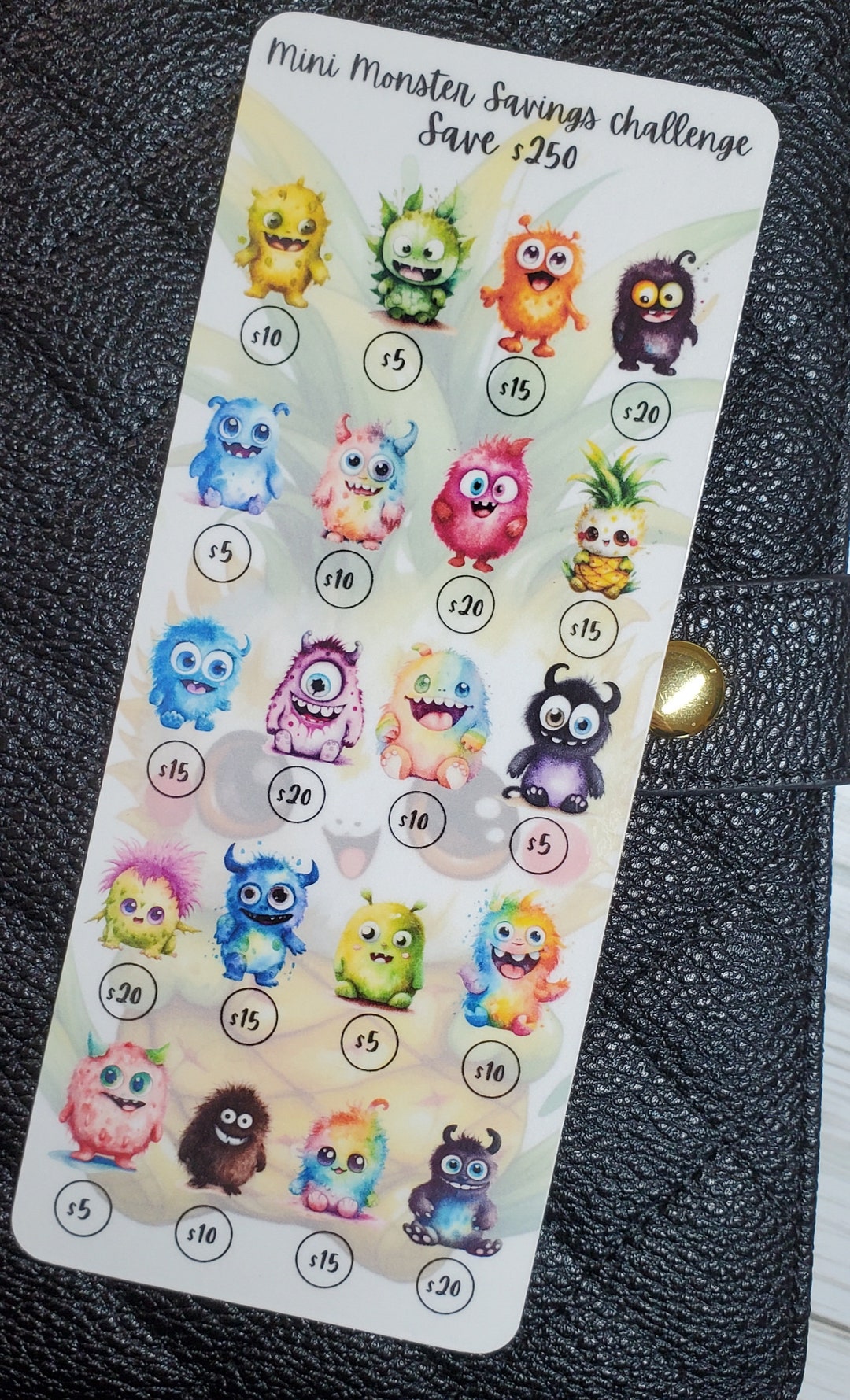 250-dollar Monster Savings Challenge//savings Challenge//budgeting ...