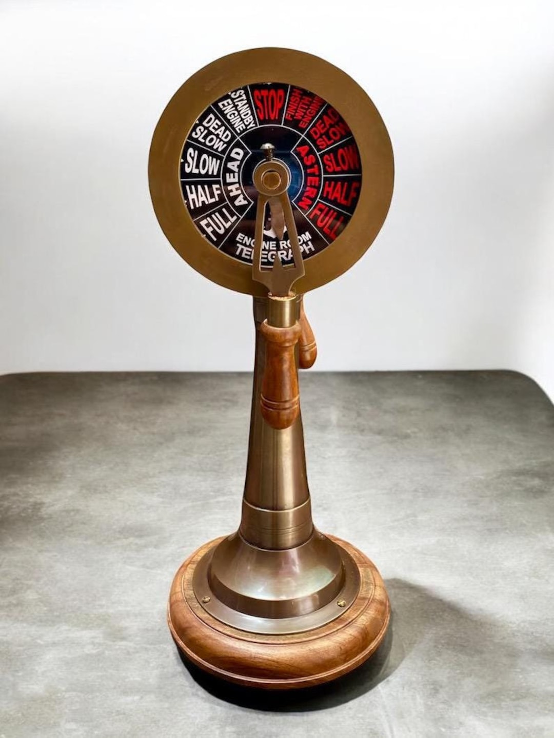 Brass Telegraph, Ship Telegraph, Order Engine Telegraph, Working ...