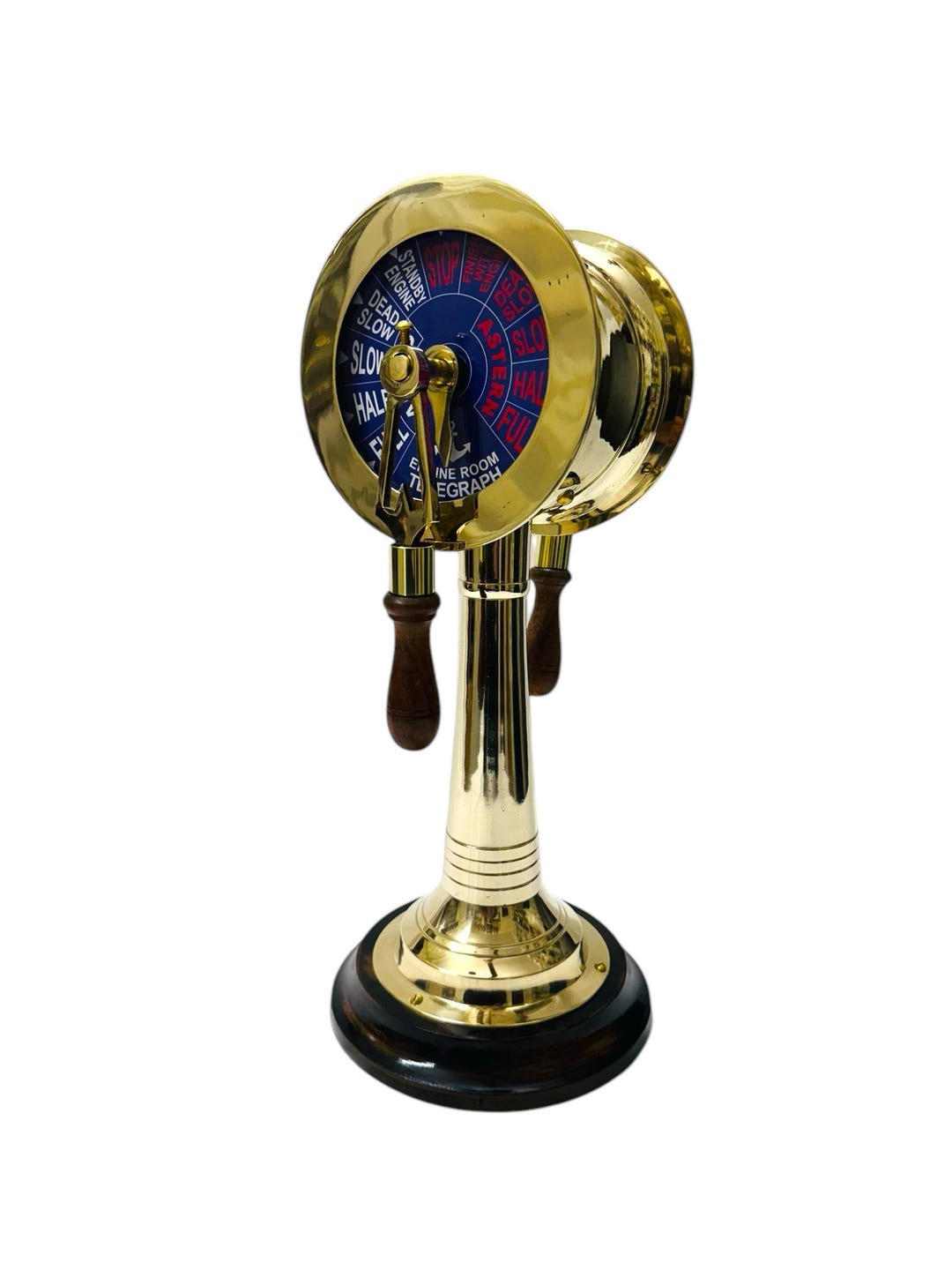 Brass Ship Telegraph, Engine Order Telegraph, Sailor Telegraph, Working ...