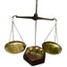 Brass Balance Scale With Wooden Base – Jewelry Weight, Justice Law ...