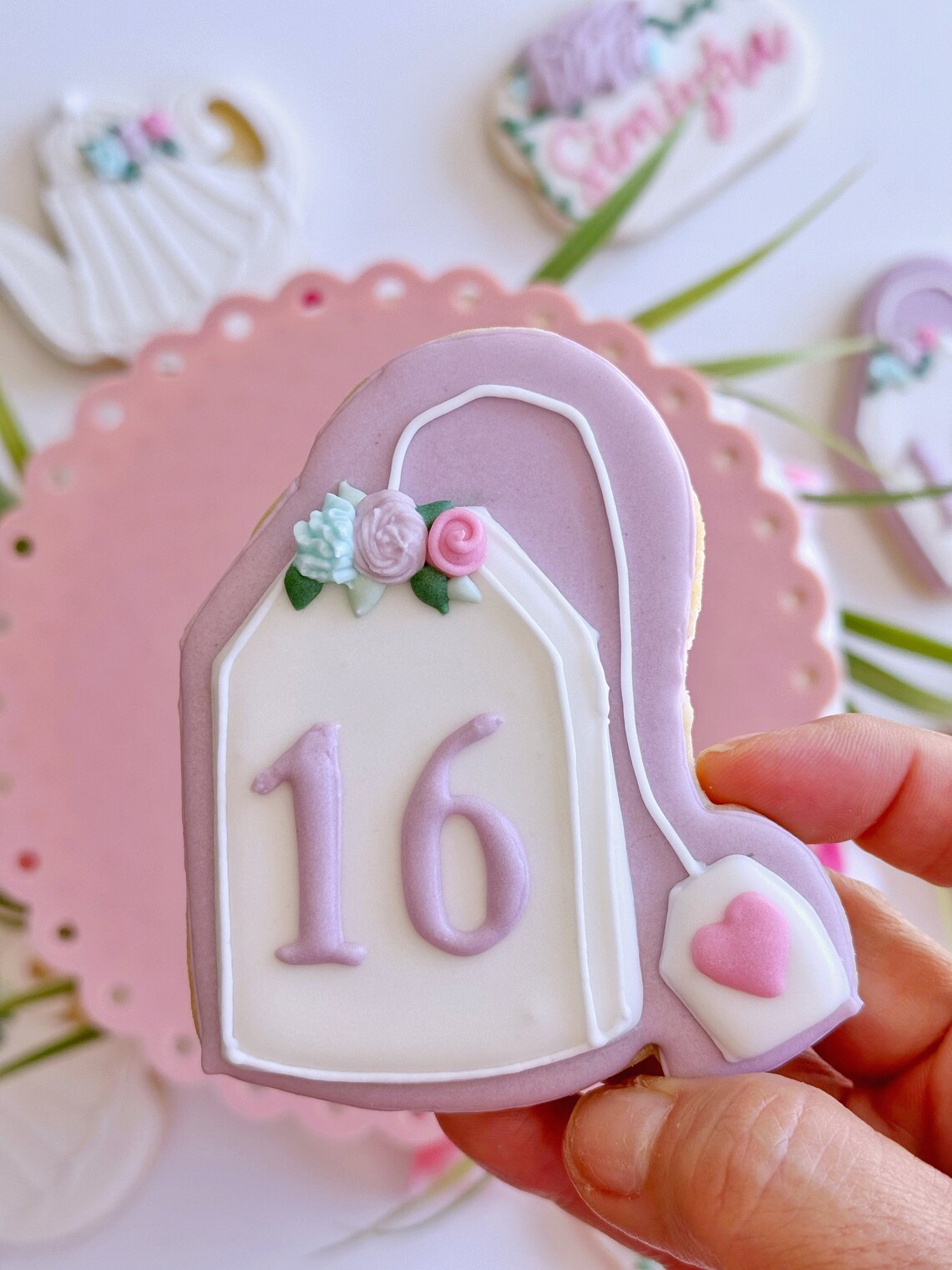 Custom Cookies, Decorated Sugar Cookies, Tea Party Cookies, Birthday ...