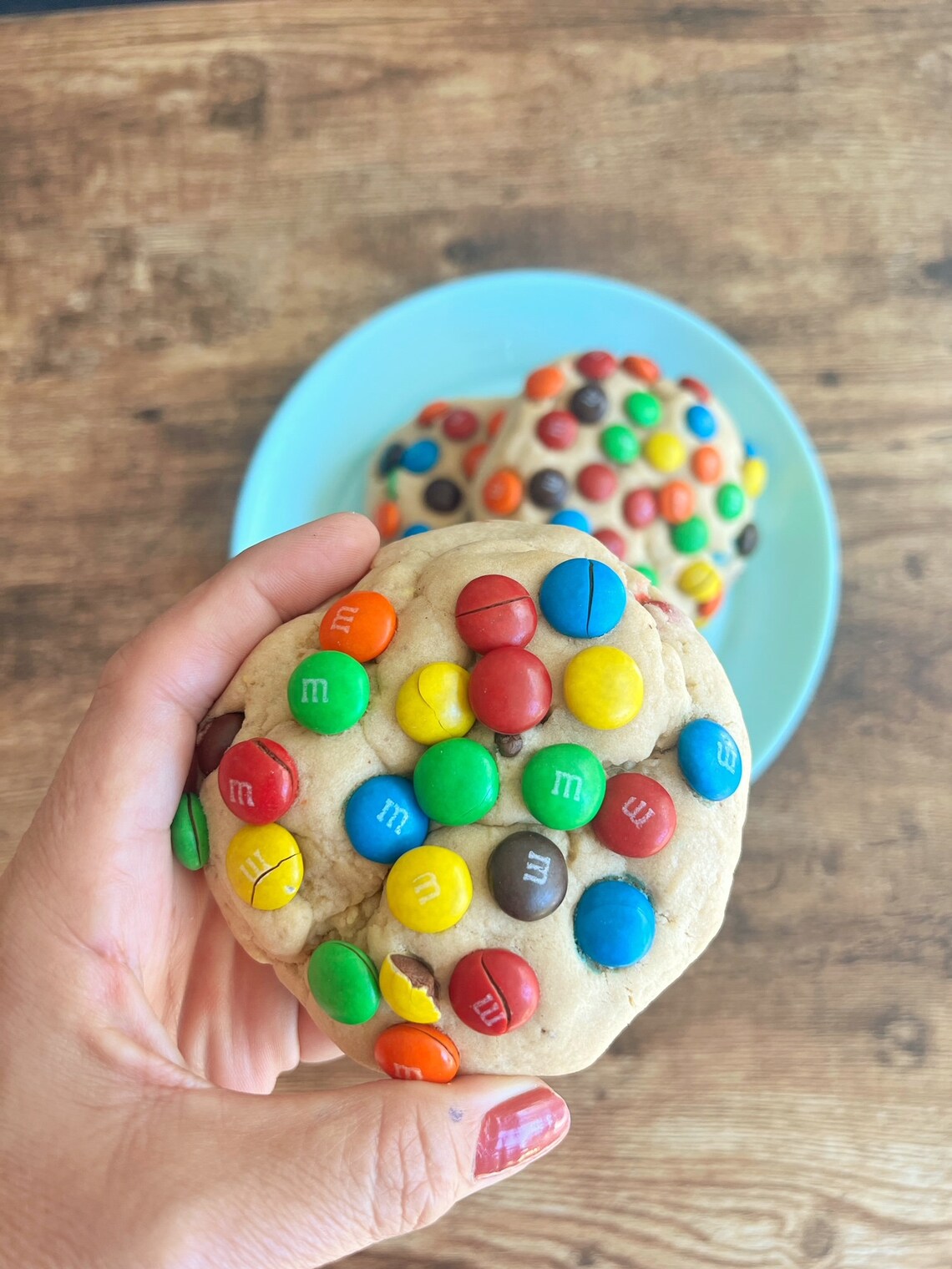 M&M Monster Cookie, Candy Cookie, Gourmet Cookies, - Etsy