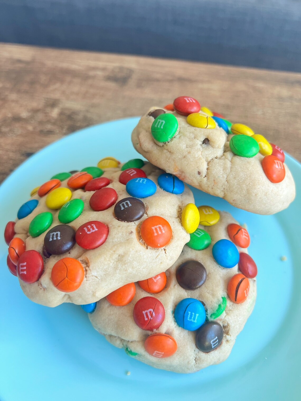 M&M Monster Cookie, Candy Cookie, Gourmet Cookies, - Etsy