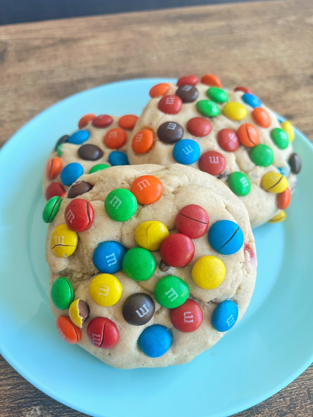 M&M Monster Cookie, Candy Cookie, Gourmet Cookies, - Etsy