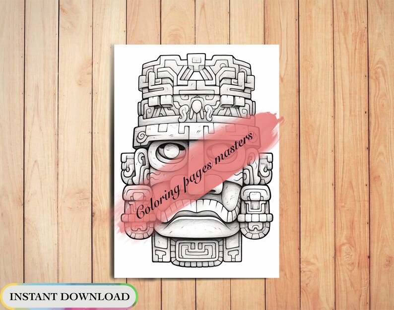 Ancient Civilization Coloring Page Book for Adults and - Etsy