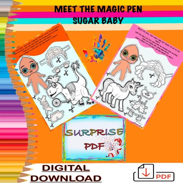 Caricature Coloring Pages - Etsy