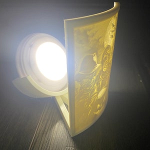 Horror Halloween Lithophane - 3D Print - Etsy