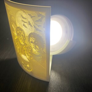 Horror Halloween Lithophane - 3D Print - Etsy