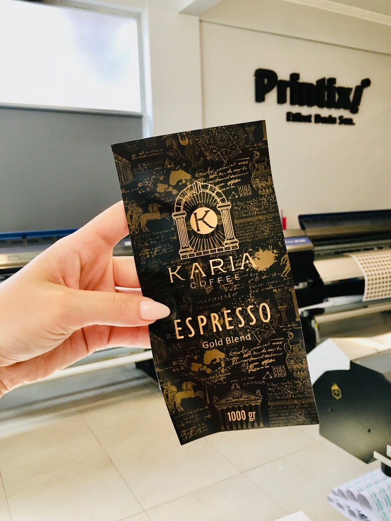 Custom Vinyl Waterproof Labels | Personalized Logo Stickers - Etsy