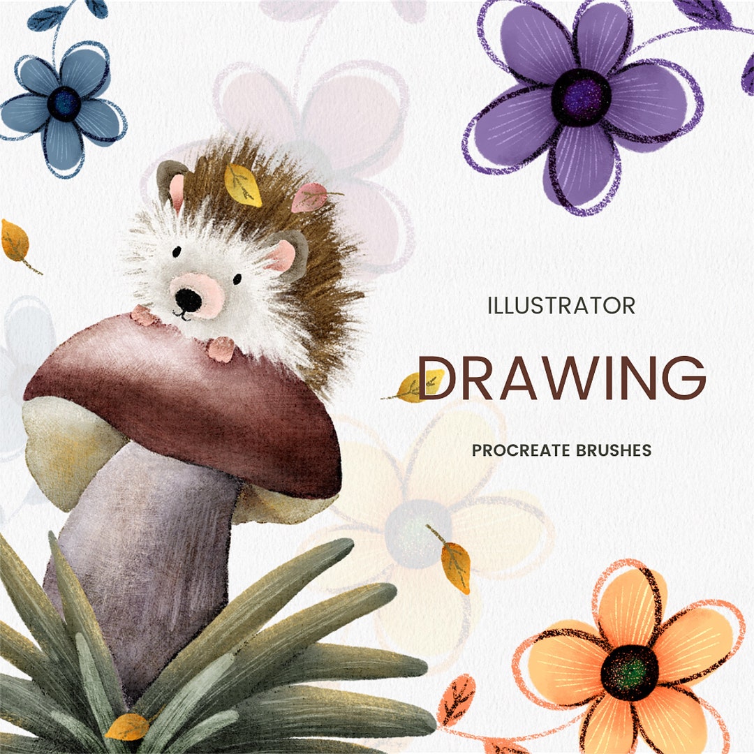 NEW | Illustrator Drawing Procreate Brushes | Procreate Drawing Brushes ...