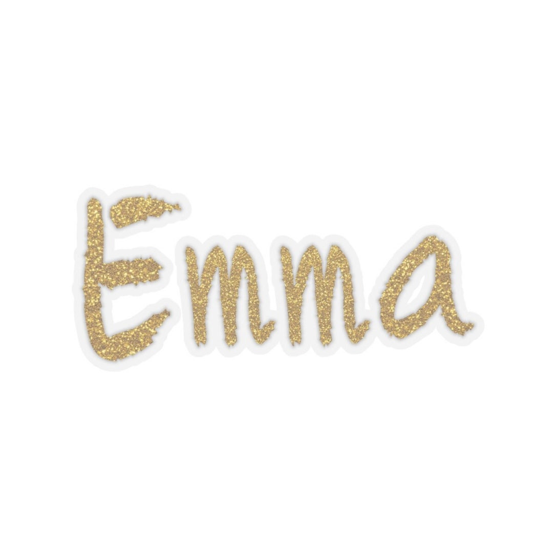 Glitter Names Decal Custom Name Decals Name Vinyl Decals - Etsy