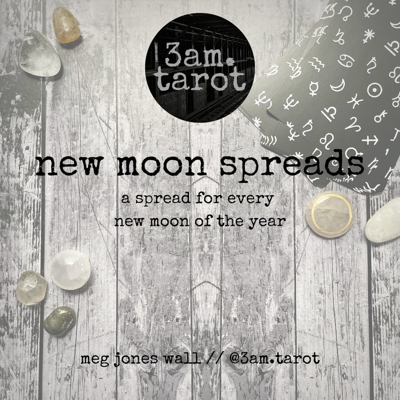 New Moon Tarot Bundle New Moon Tarot Spread E-book New Moon Tarot ...