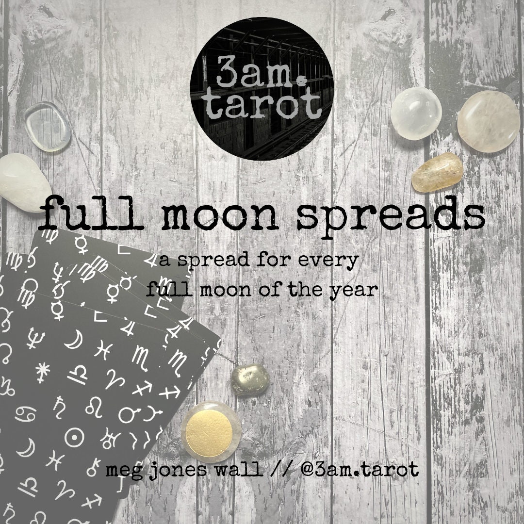 Full Moon Tarot Bundle | Full Moon Tarot Spread E-book | Full Moon ...