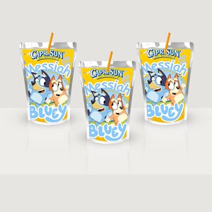 Bluey Chip Bag Template Bundle - Etsy Canada
