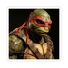 Michelangelo Sticker. - Etsy
