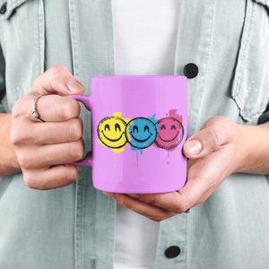 Distressed Smile Faces PNG Sublimation Design, Retro Smiles Clipart ...