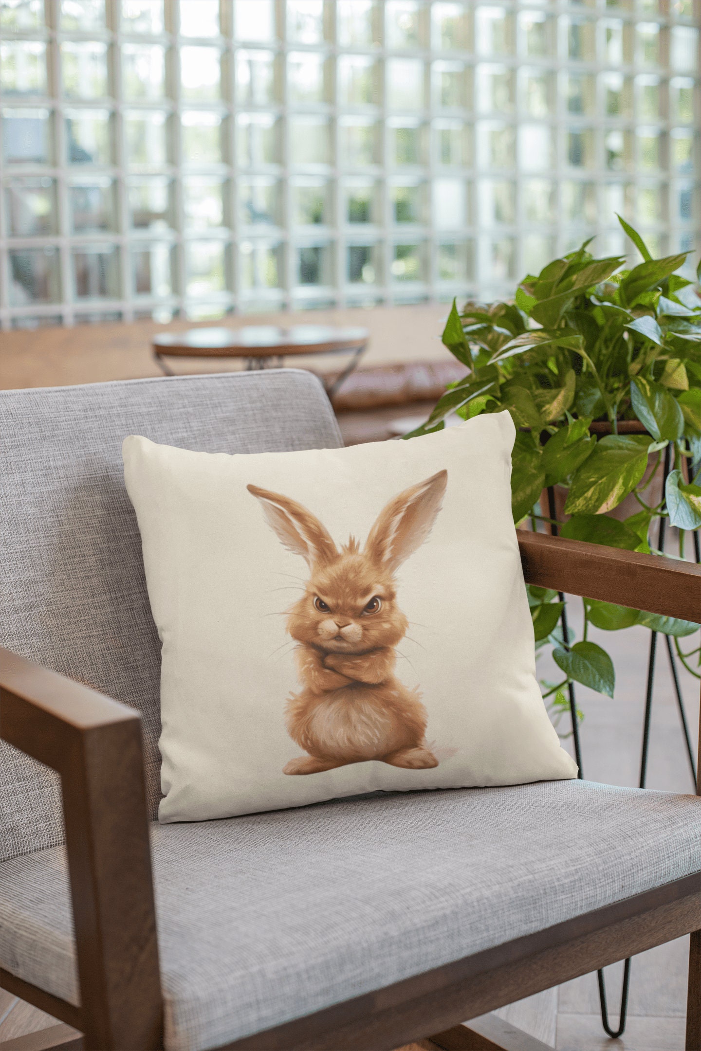 Angry Rabbit PNG Sublimation Design, Bunny Lover, Instant Digital ...