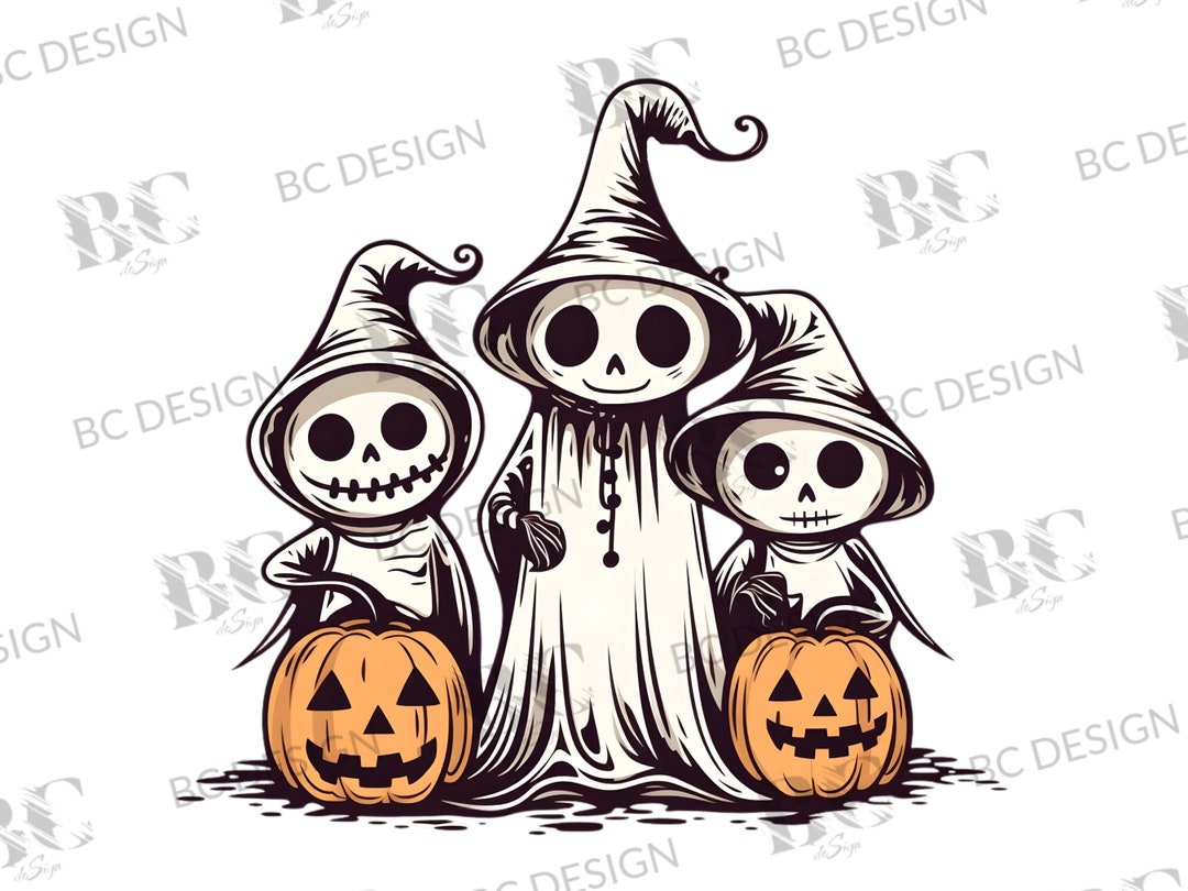 Halloween Ghosts Png, Sublimation Design, Ghosts Png, Voodoo Png ...