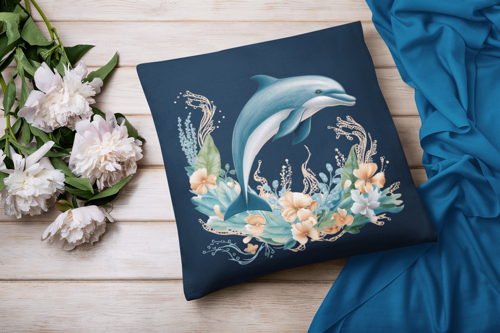 Watercolor Dolphin PNG Sublimation Design, Dolphin Lover, Instant ...