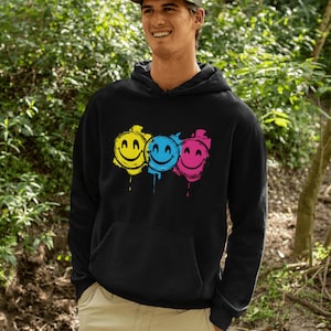 Distressed Smile Faces PNG Sublimation Design, Retro Smiles Clipart ...