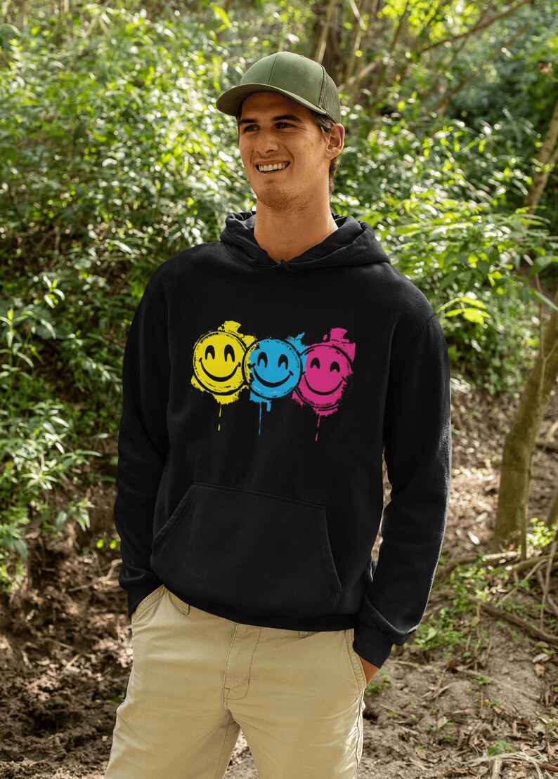 Distressed Smile Faces PNG Sublimation Design, Retro Smiles Clipart ...
