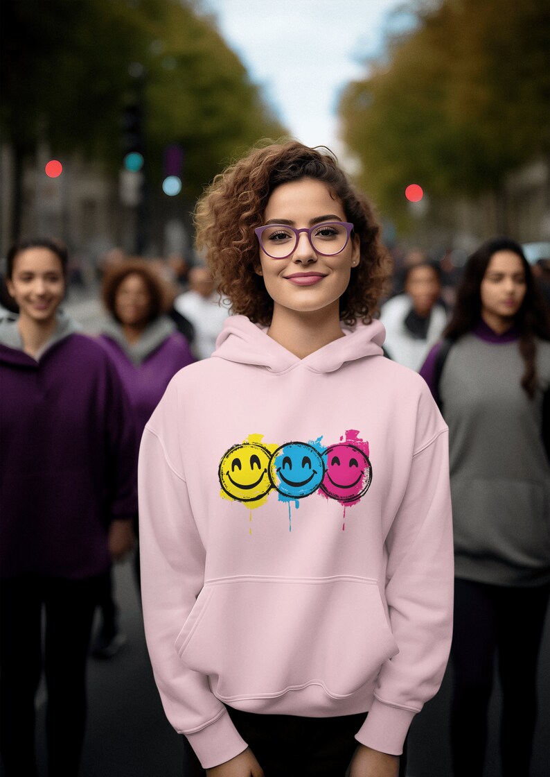 Distressed Smile Faces PNG Sublimation Design, Retro Smiles Clipart ...