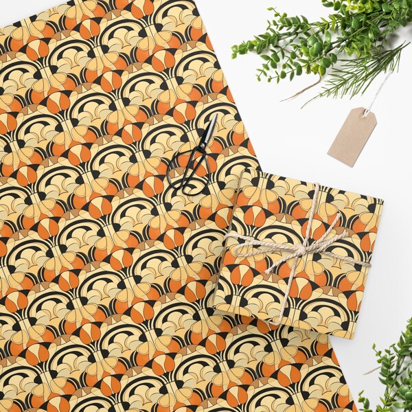 Retro Wrapping Paper - Etsy