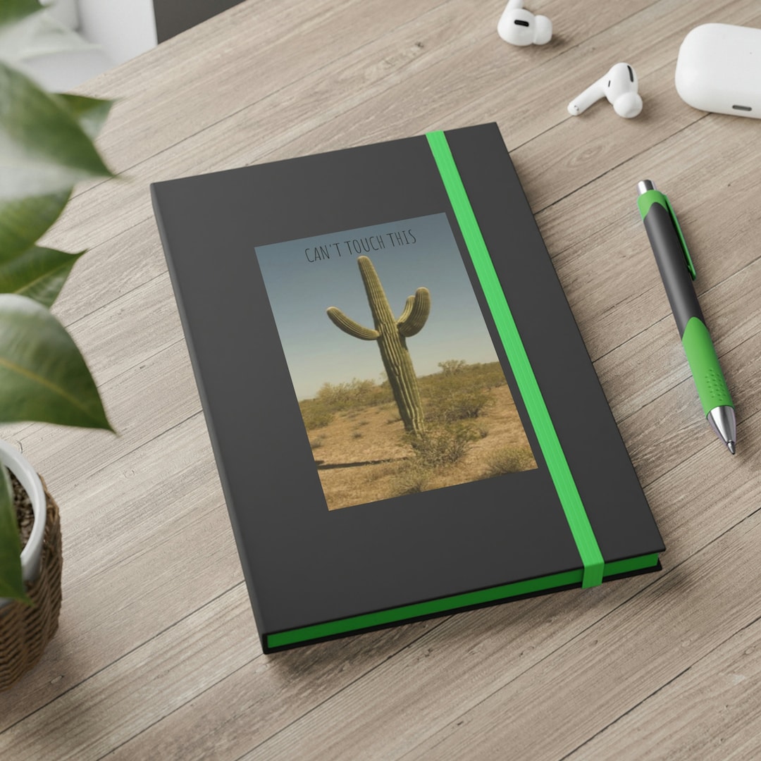 Cactus Notebook: 'can't Touch This' - Boho Stationery Gift - Etsy