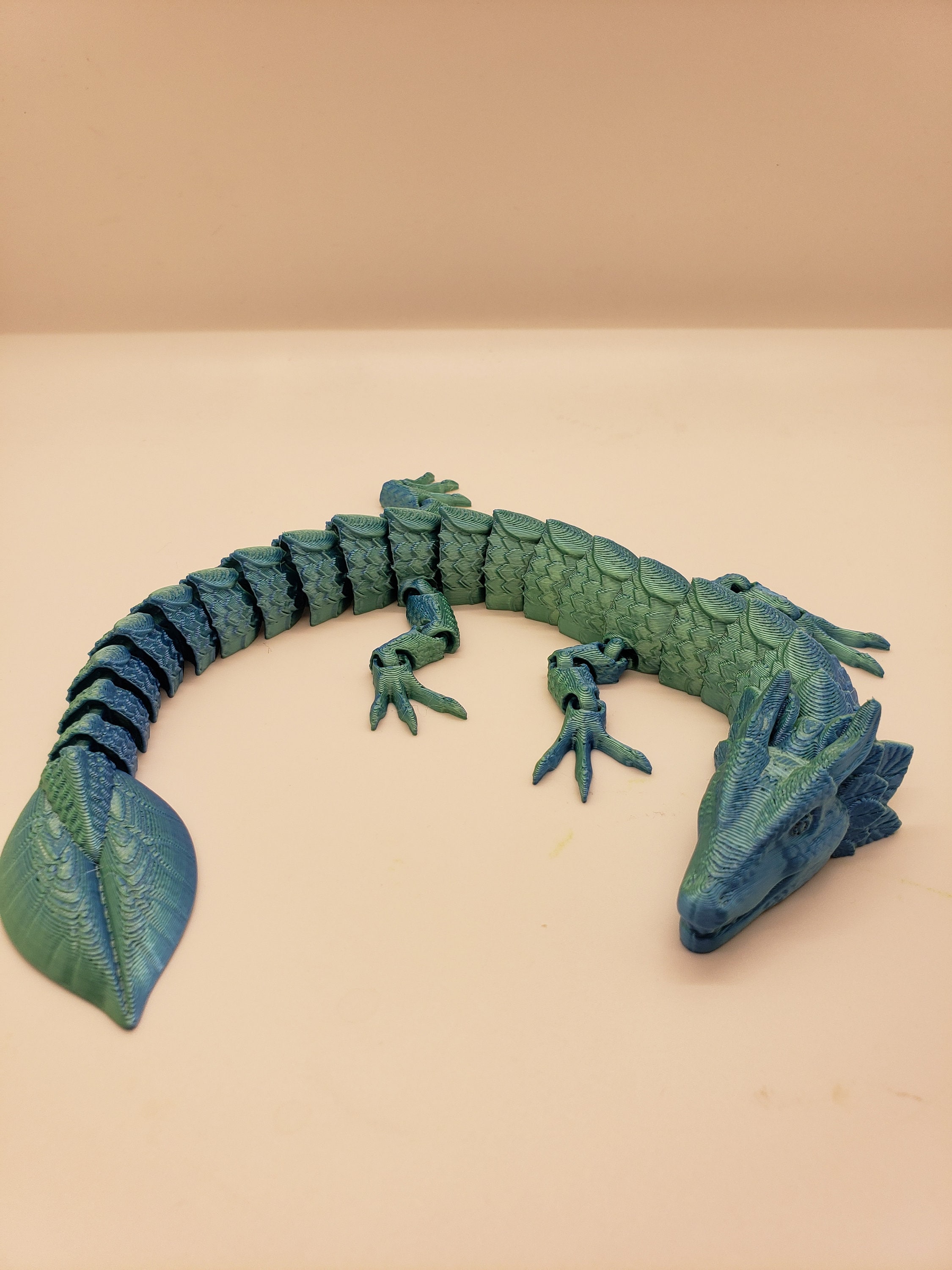 Leaf Dragon, Fidget Toy, Dragon, 3d-dragon Print, Articulated - Etsy