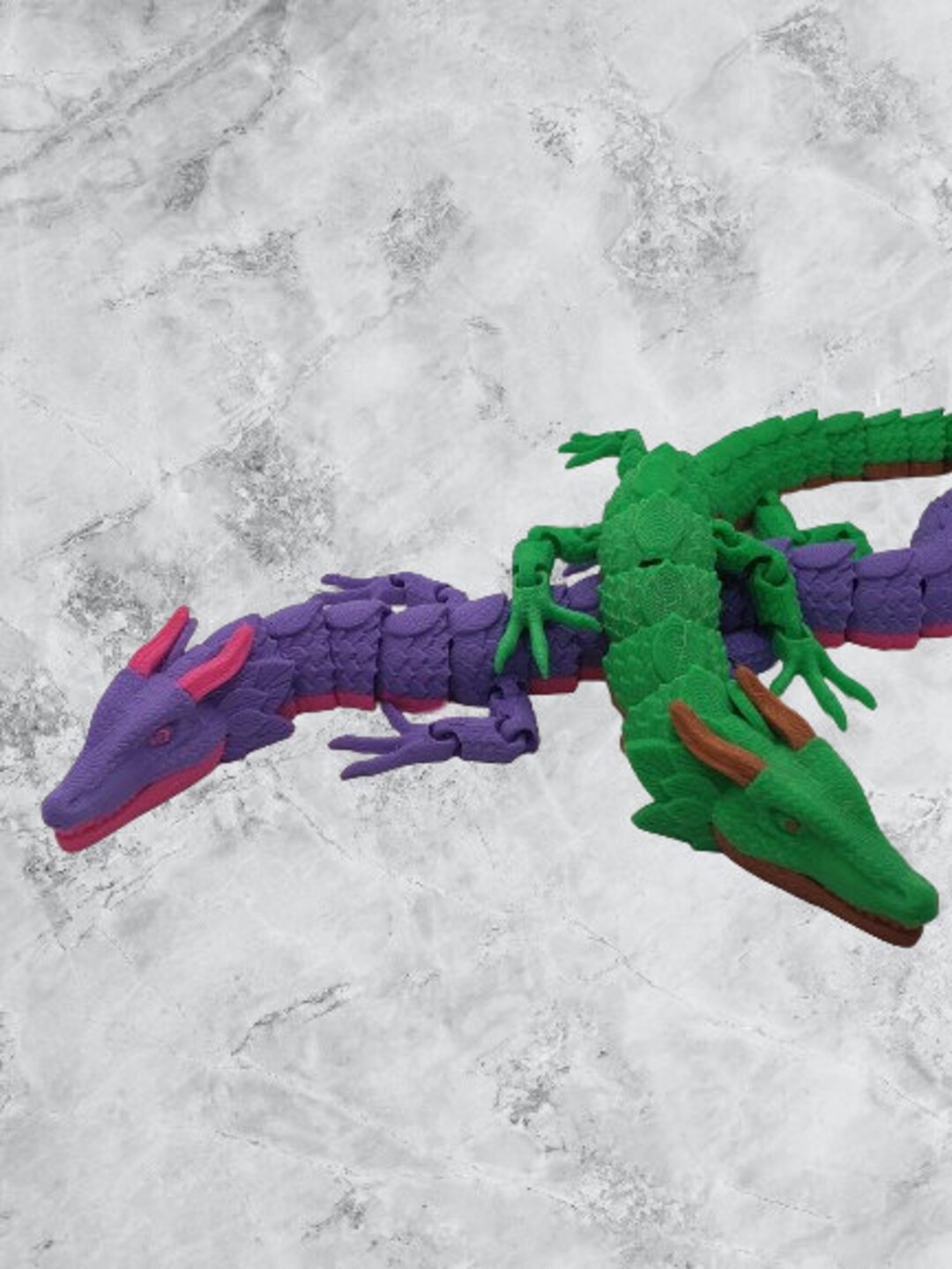 Leaf Dragon 12 Inch, Fidget Toy, Dragon, 3d-dragon Print, Articulated ...