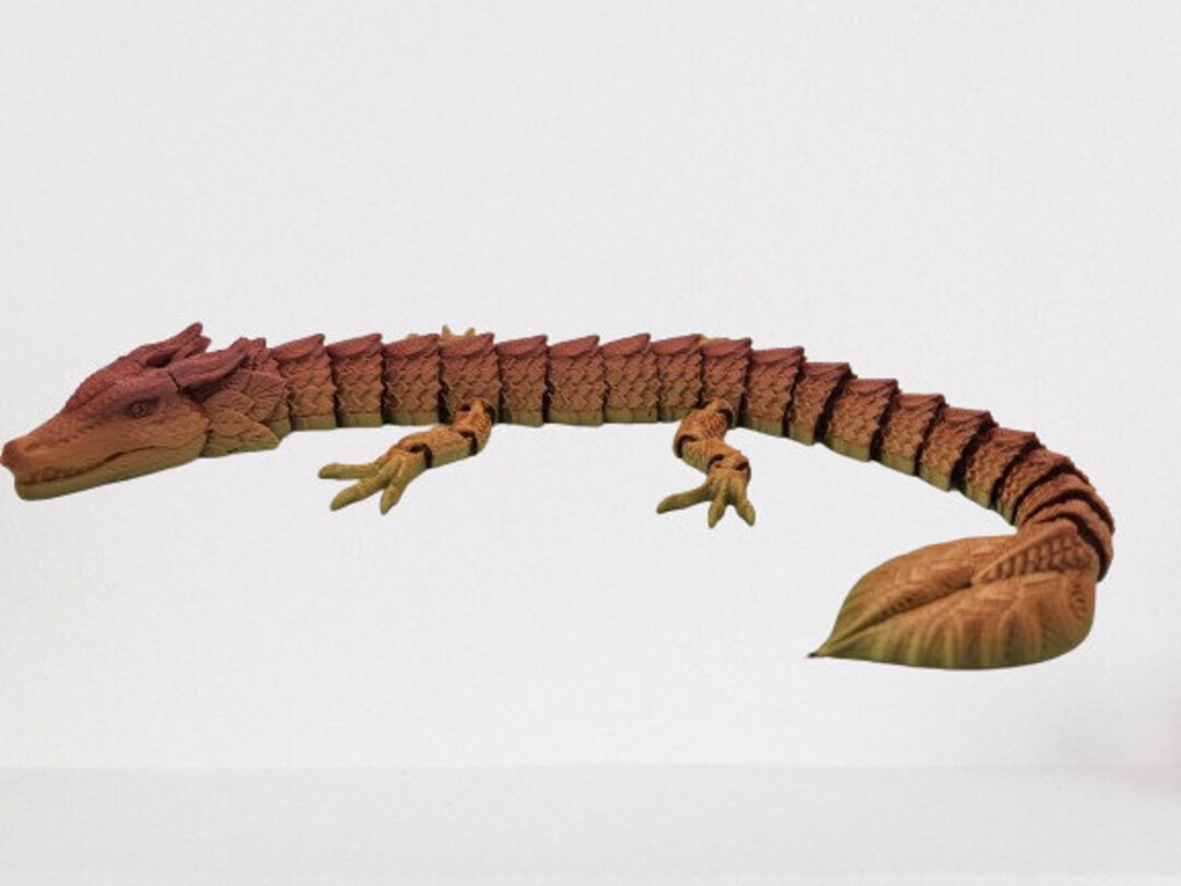 Leaf Dragon, Fidget Toy, Dragon, 3d-dragon Print, Articulated - Etsy