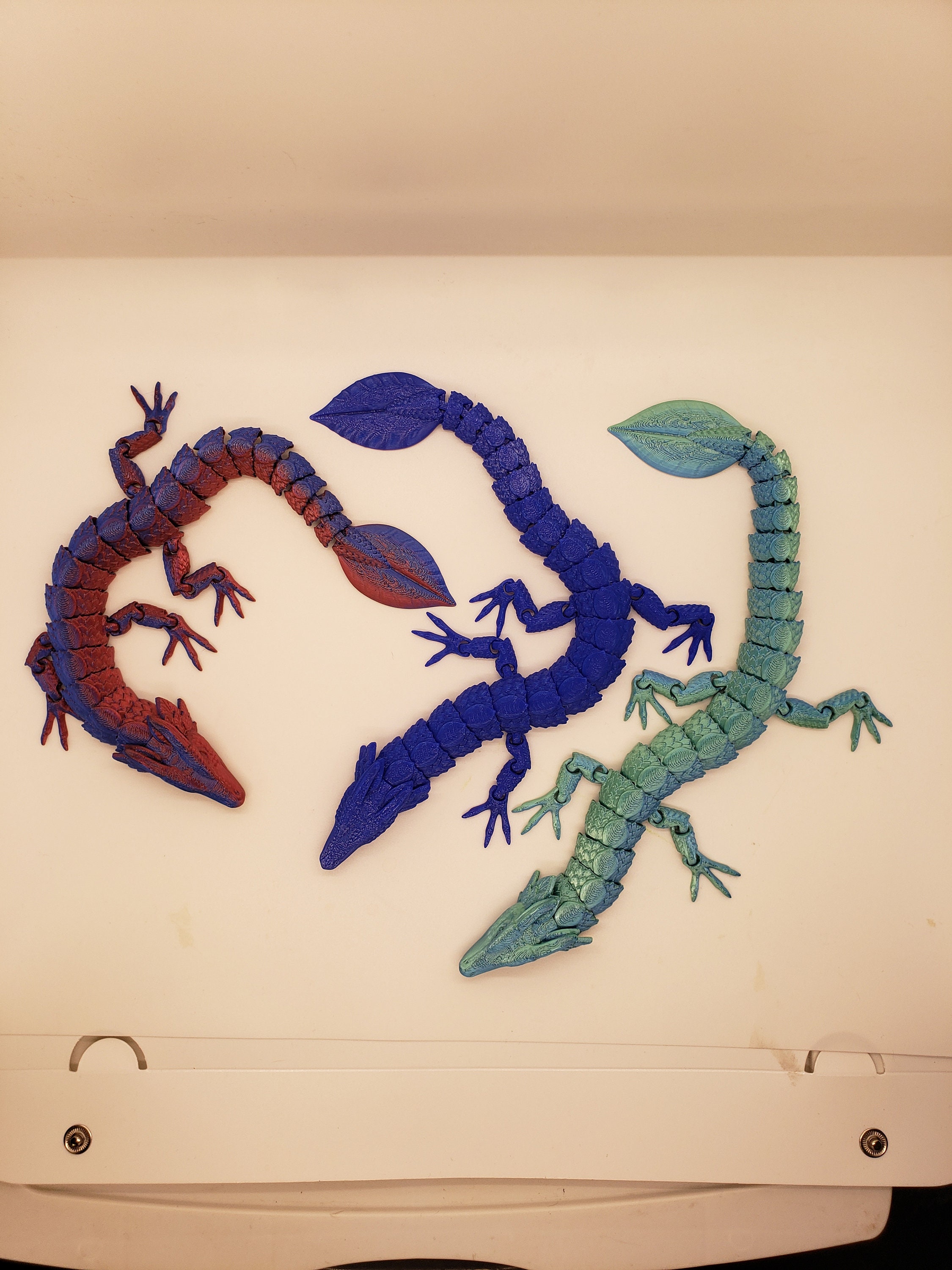 Leaf Dragon, Fidget Toy, Dragon, 3d-dragon Print, Articulated - Etsy