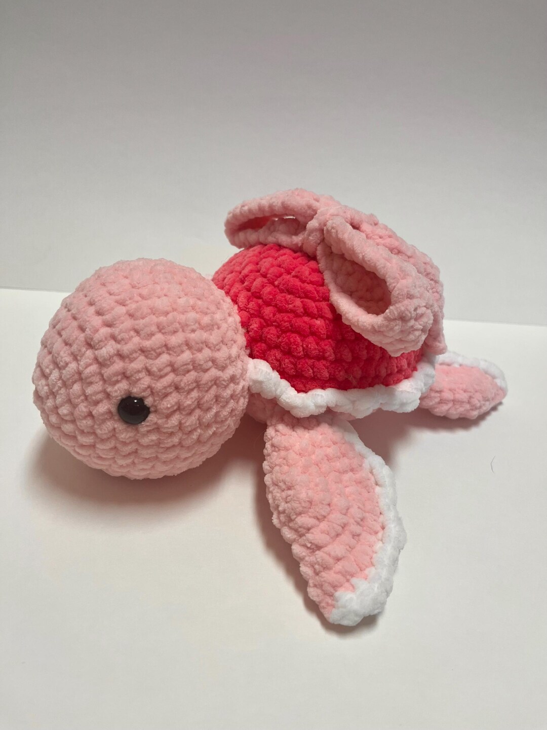 Marie the Crochet Coquette Bow Turtle - Etsy